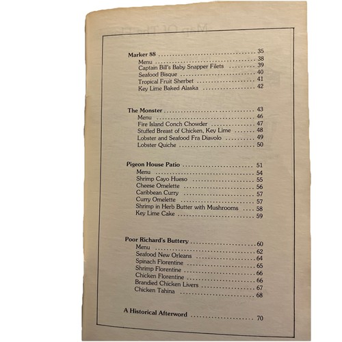Vintage 1976 Florida Keys Gourmet’s Guide Recipes Reminisces Restaurant ...