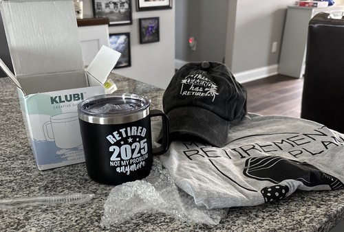 Retirement Gifts - Funny - Unisex ~ Shirt , Hat, Tumbler / Mug 3pcs | eBay