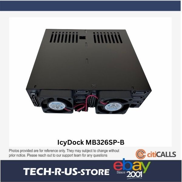 ICY DOCK MB326SP-B Removable Storage Drive - 6x2.5 inch SATA SAS HDD ...