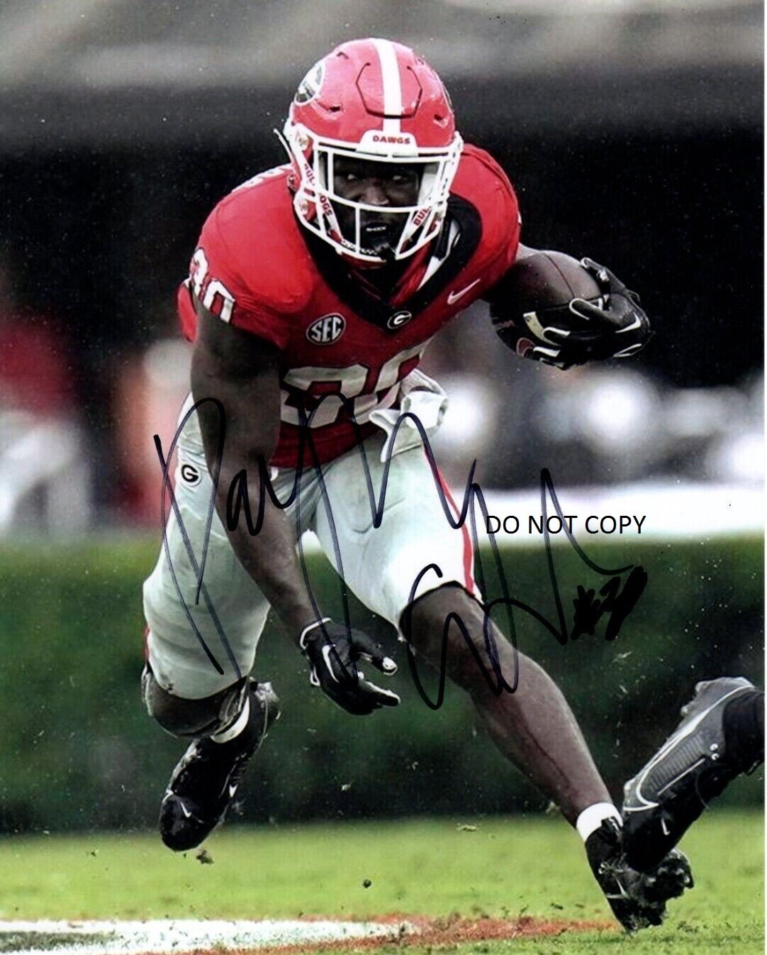 DAIJUN EDWARDS - Georgia Bulldogs Autographed 8x10 Signed reprint Photo ...