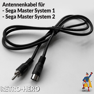 Fernsehkabel für Sega Master System 2 AV TV Kabel Videokabel RCA ...