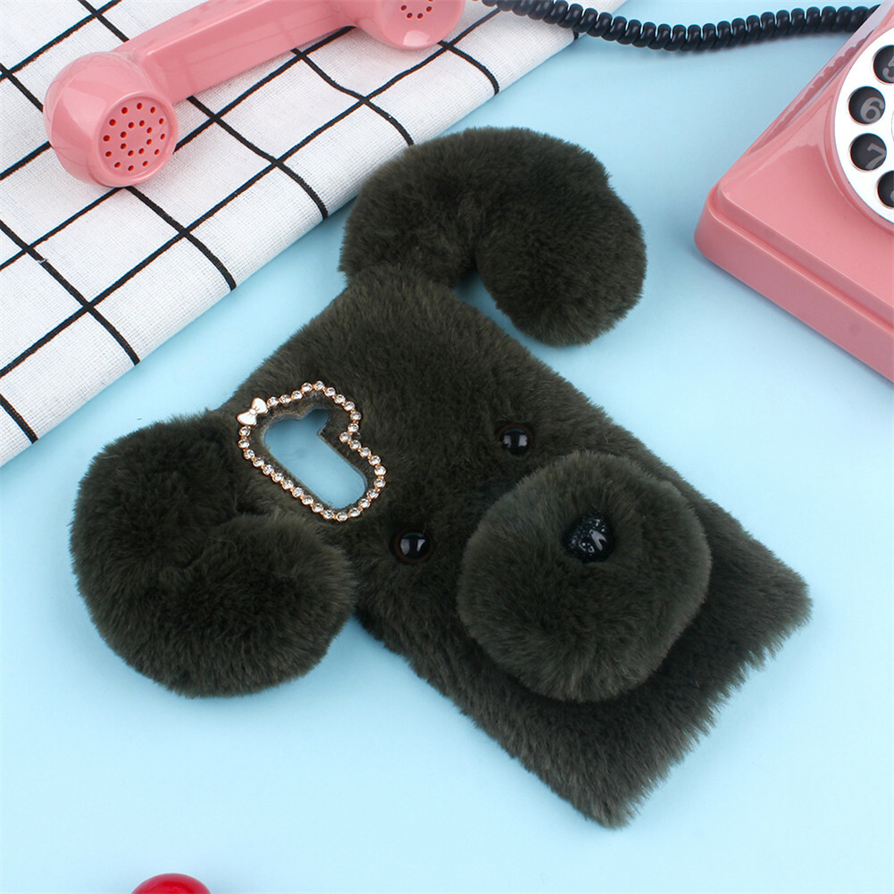 Cute Soft Fluffy Phone Case for iPhone 11 Pro Max XS XR 8 7 6 6S Plus 5 ...