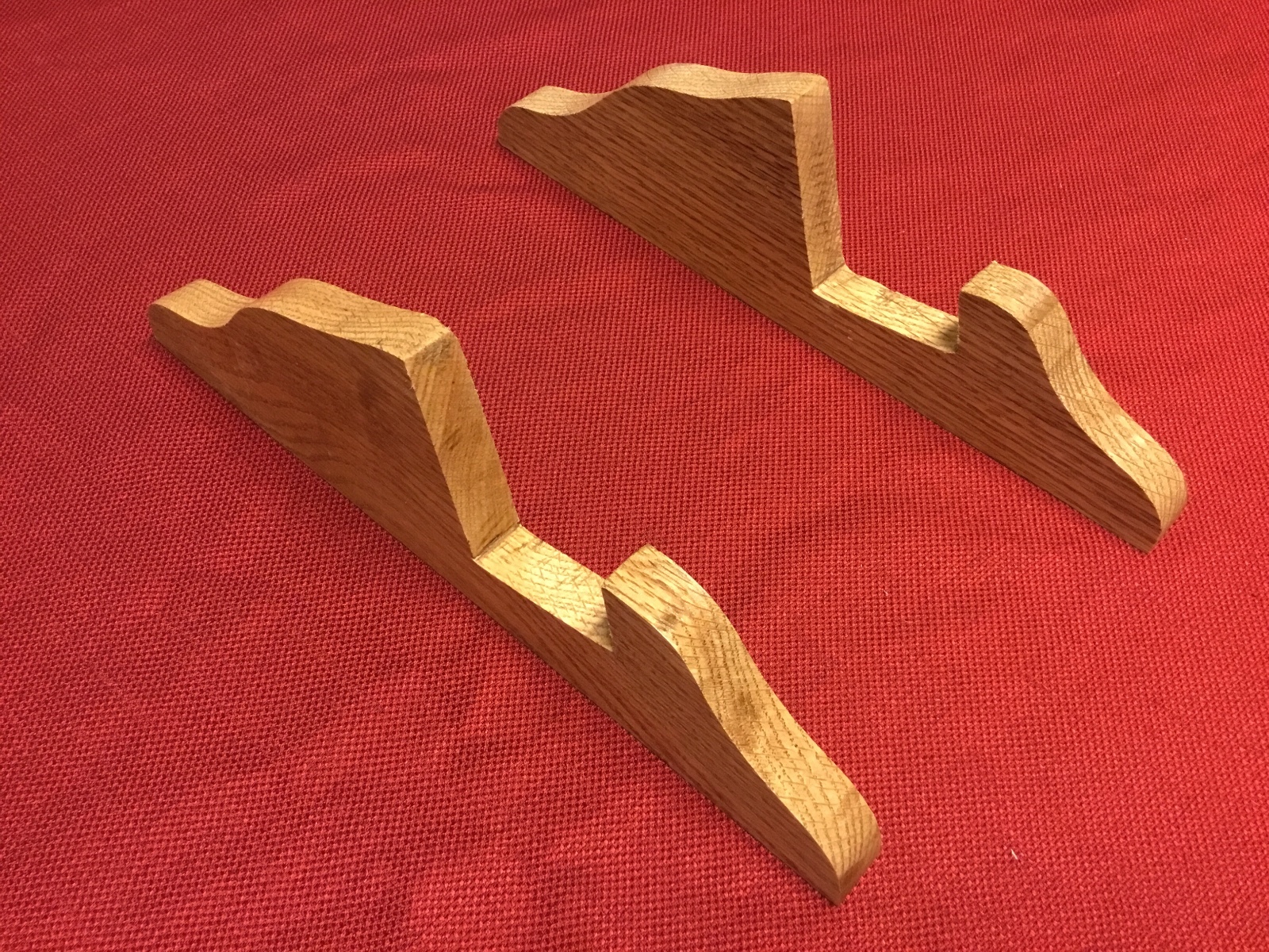 Wood Display Case Leg Stands made for 2" or 3" Thick Cases comes with ...