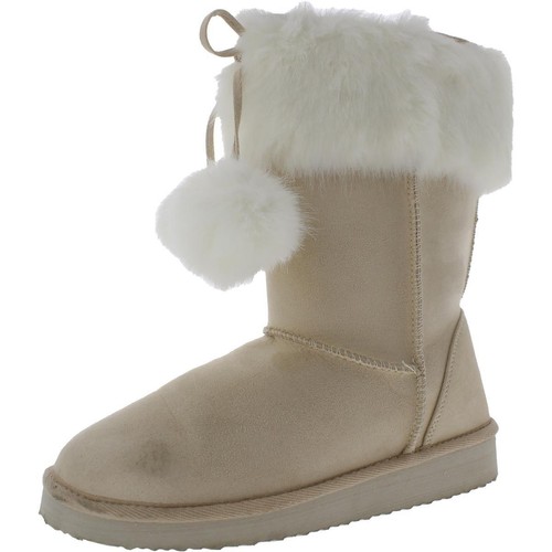 Array Womens Peak Beige Winter Shearling Boots Shoes 9 Medium (B,M ...