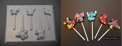 SKYLANDERS Lollipop Chocolate Soap Candy Gummy Mold | eBay