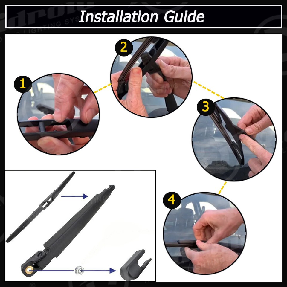 Rear Wiper Blade 325mm/13" Hyundai Santa Fe KIA Sedona 13-19 98850 ...