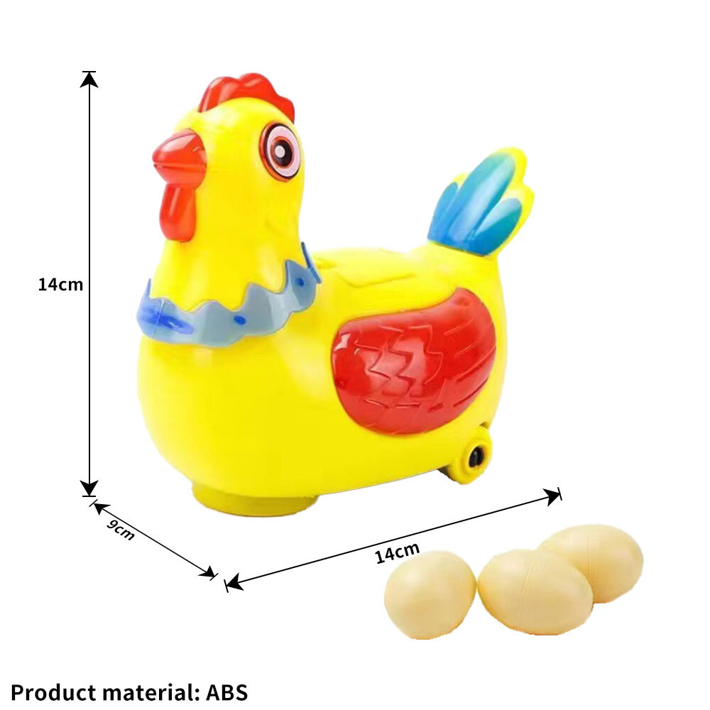 Hen Toy Chick Electric Hen Toy Laying Eggs for Easter Creative Chicken ...