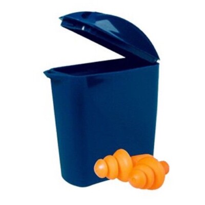 3M 1261 EAR Un-Corded Reusable Ear Plugs buds With Storage Case 1 pair ...