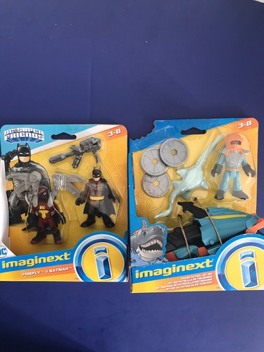 Fisher Price Imaginext Firefly & Batman And Shark Patrol Jet-Ski | eBay