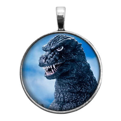 Godzilla King Of Monsters Key Ring Cufflinks Tie Clip Ring Necklace ...