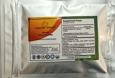 Hoodia Gordonii 20:1 Extract Powder Suppresses Appetiie & Boosts energy ...