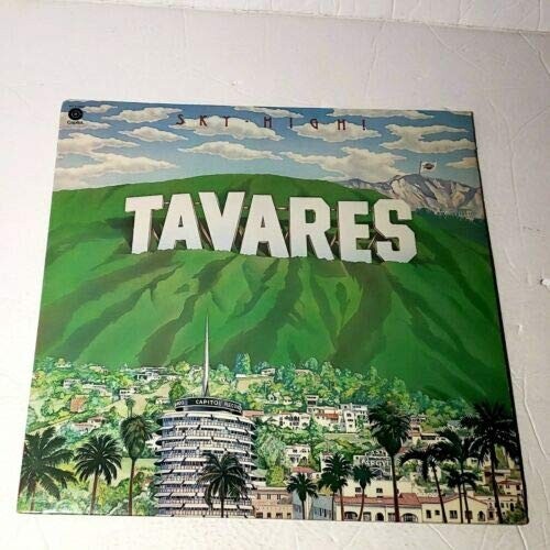 TAVARES Sky High! 1976 Capitol Funk Soul Disco Vinyl Record original LP ...