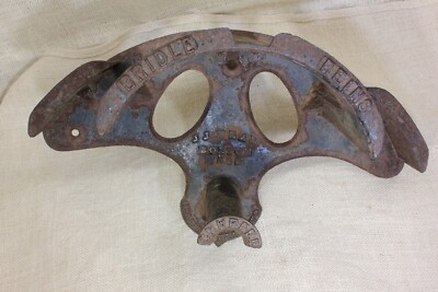 Old Reins Rack Holder Harness Bridle Collar Hose Heavy Barn Hanger 1879 ...