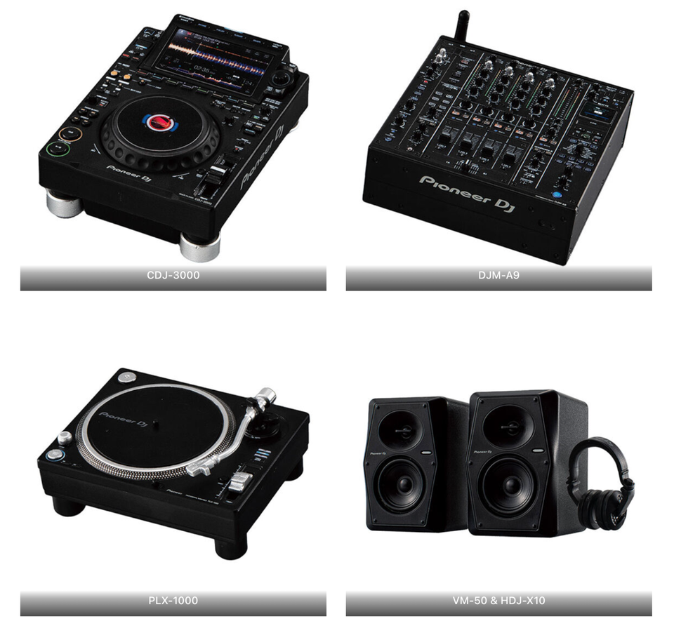 Pioneer DJ Miniature Collection Complete Set of 4 Capsule Toys CDJ-3000 ...