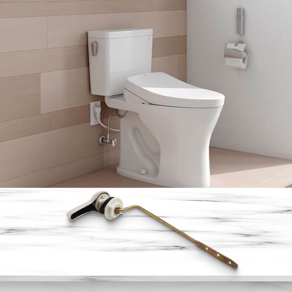 Sleek and Practical Chrome Finish Toilet Tank Flush Lever for Most ...
