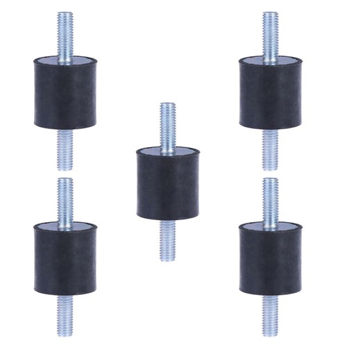 5 Pcs Rubber Isolator Vibration Support Isolation Pads Motor Mount ...