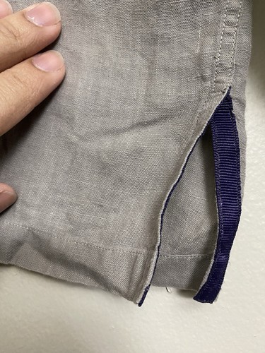 Ralph Lauren Purple Label Designer Sport Shirt Mens Large Beige 100% ...