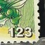 Scyther Pokemon Postage Stamp Card old 1998 CCG Shogakukan Japanese ...