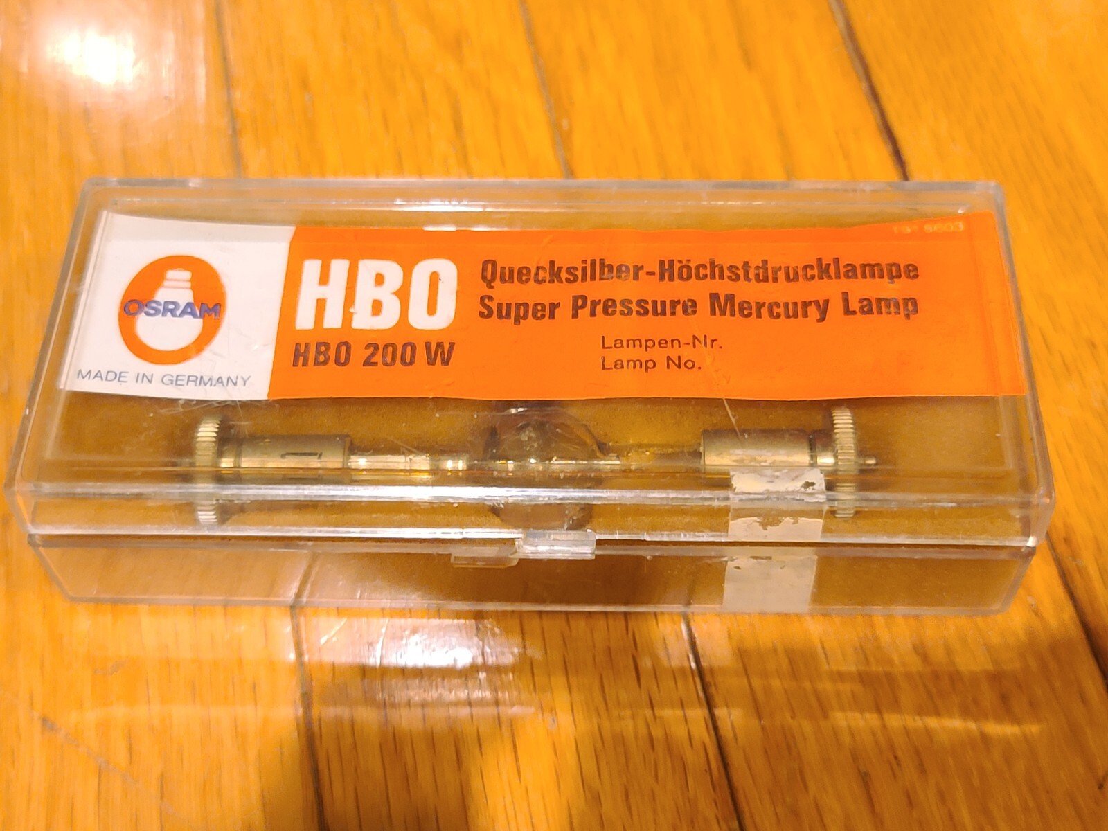 OSRAM HBO 200W Super Pressure Mercury Lamp Made in Germany | eBay