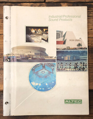 Altec Professional Sound A5X A7X 288-8G N800D 30pg Dealer Cat *Original ...