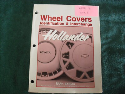 Set of the 60th edition of Hollander's wheel and wheel cover manuals | eBay