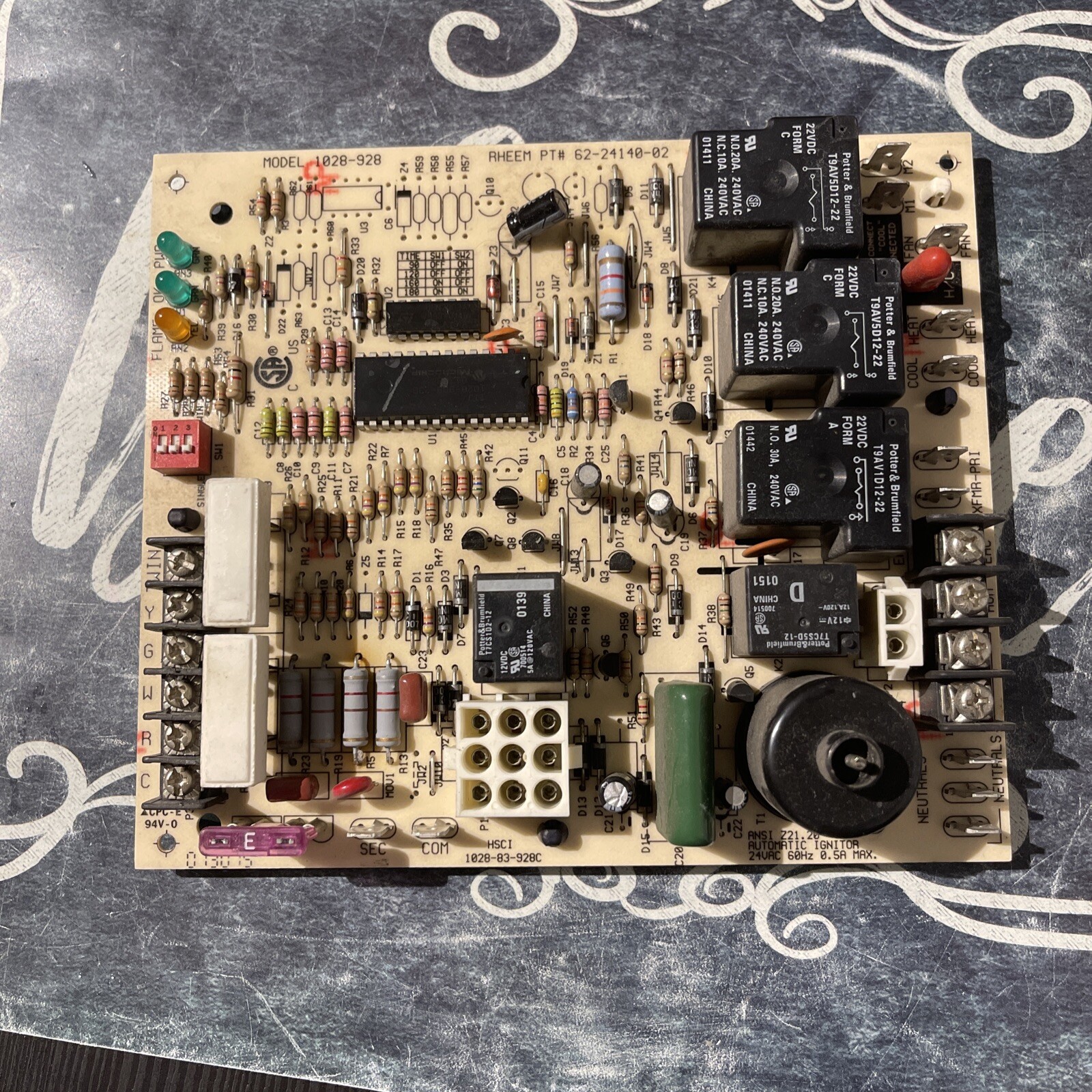 RGLH-10EAMER 62-24140-02 1028-928 1028-83-928C Rheem furnace OEM Board ...