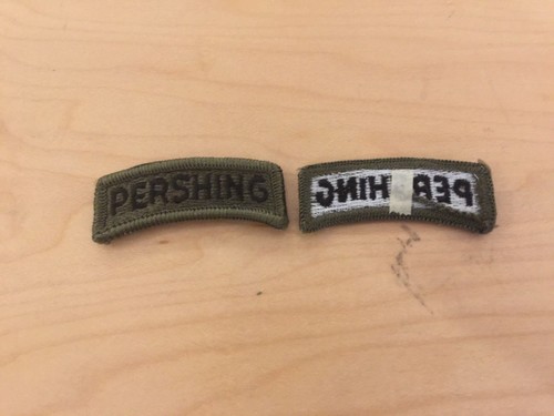pershing nuclear missile systems,VINTAGE,patch,tab 1980's, new old ...