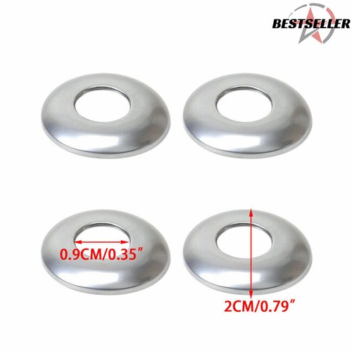 Sale 4Pcs ABS Silver Door Lock Knob Cap Cover for BMW 5 Series 2002-09 ...