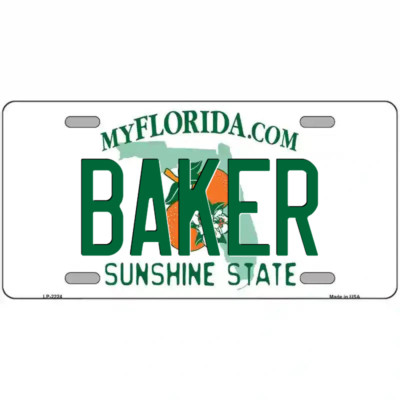 Baker Florida Metal Sign | eBay