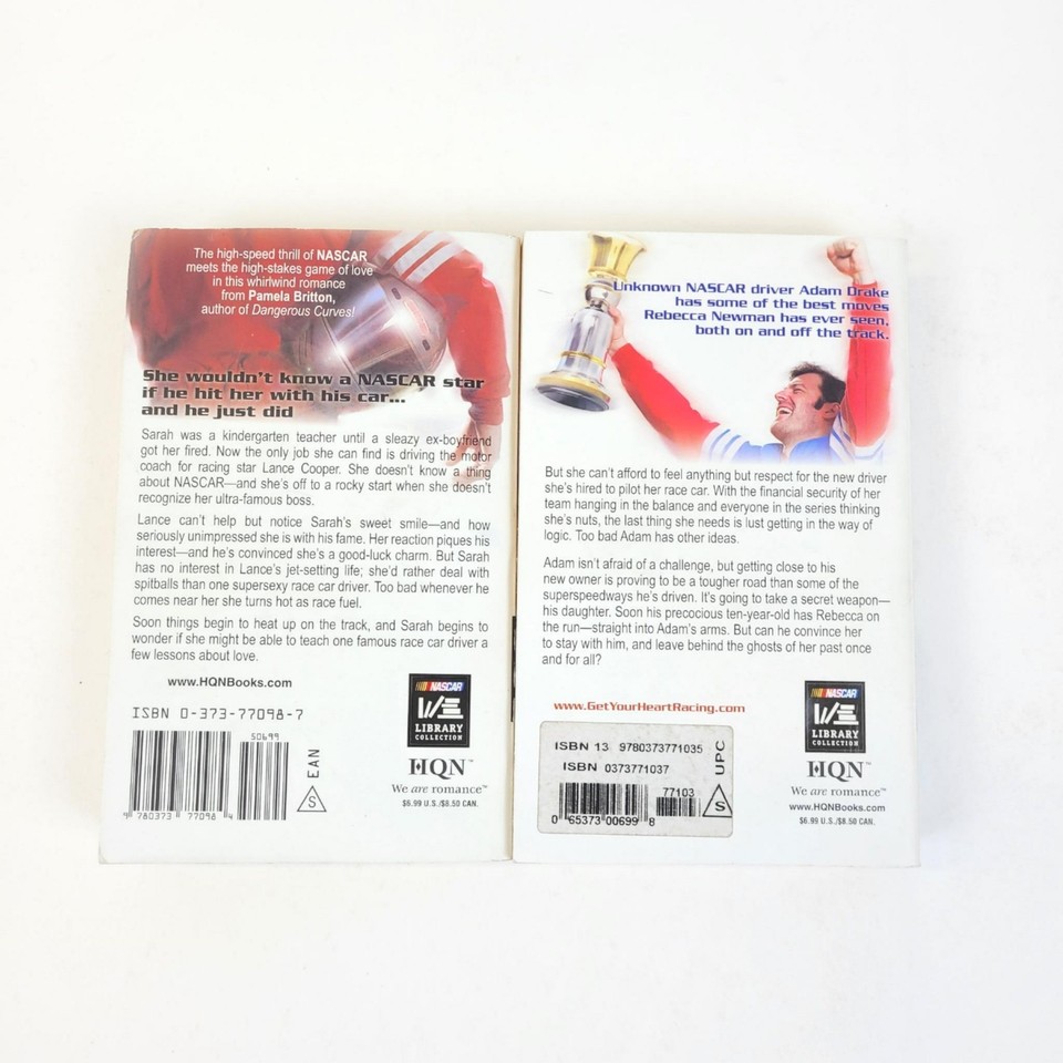NASCAR Library Collection In the Groove On the Edge Book Lot of 2 ...