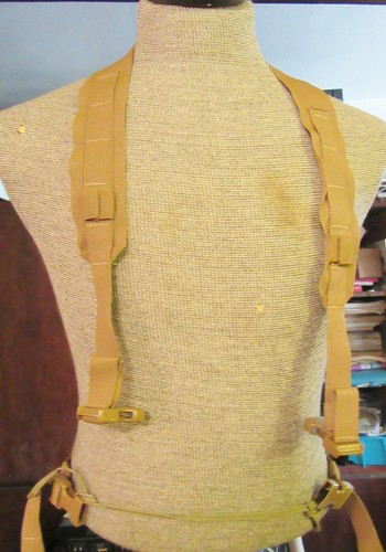 USMC COYOTE IBILEY CHEST RIG SHOULDER STRAPS HARNESS ASSEMBLY 5668 | eBay