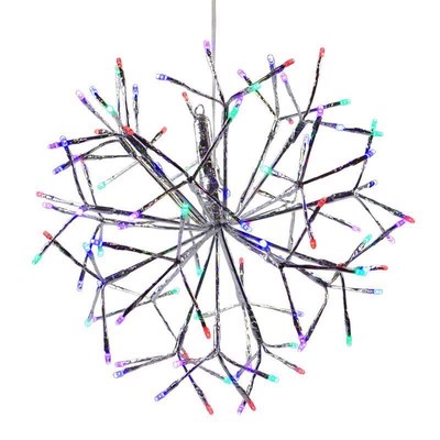 Celebrations Platinum LED Multi Shimmer Sphere 16 in. Hanging Decor | eBay
