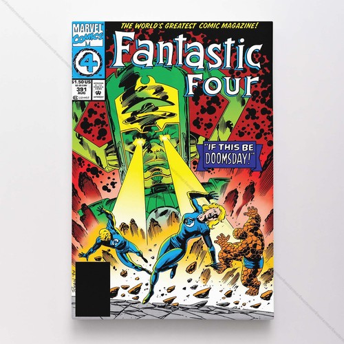 Fantastic Four #391 Poster Canvas F4 Marvel Comic Book Art Print | eBay