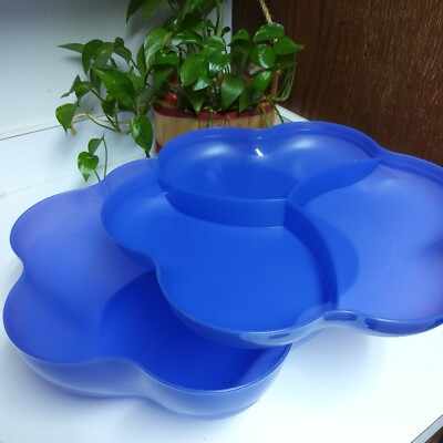 Tupperware Chip 'N Dip Large Serving Bowl Storage Container 1.5 Gallon ...