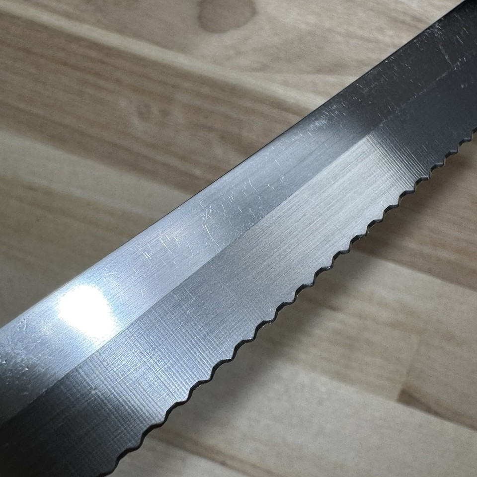 vintage CUTCO 1724 Brown Swirl Handle Serrated Bread Knife 9 3/4 Blade USA 1987 | eBay