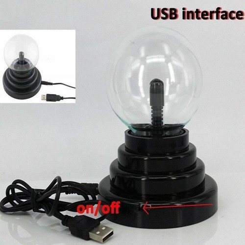 NEW Glass Magic Plasma Ball Light Large Table Lamps Sphere Night Lamp ...