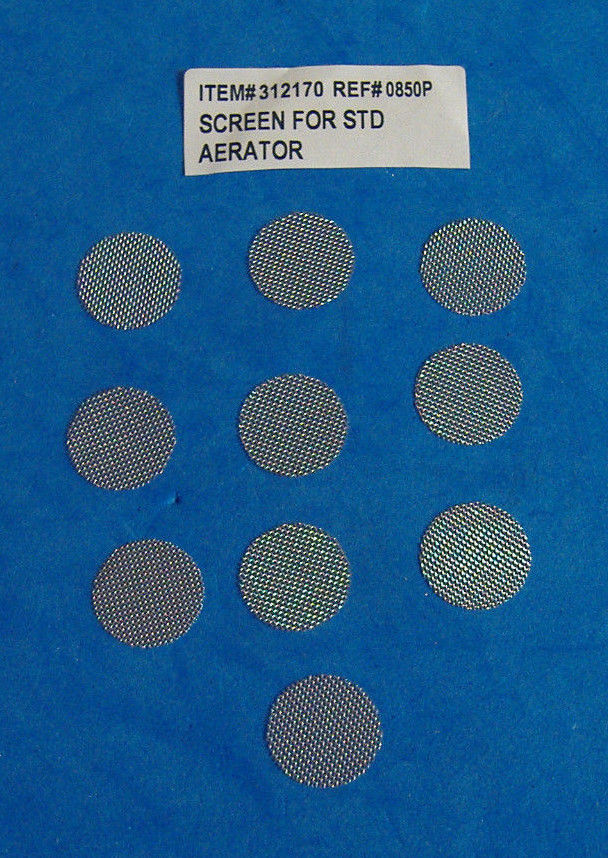 LOT OF TEN PIECE FAUCET AERATOR SCREENS 11/16" 40 MESH | eBay