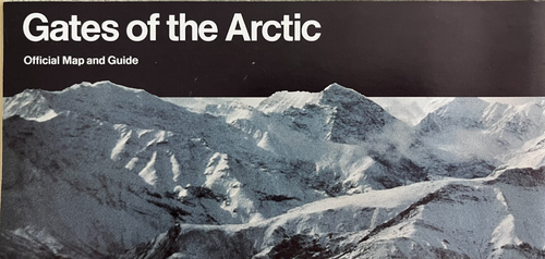 Vintage 1992 GATES of the ARCTIC NATIONAL PARK SERVICE UNIGRID BROCHURE ...