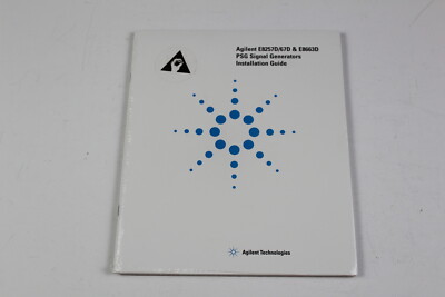 Agilent E8257D/67D & E8663D PSG Signal Generators Installation Guide | eBay
