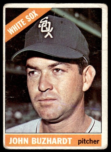 1966 Topps John Buzhardt _ Chicago White Sox #245 | eBay