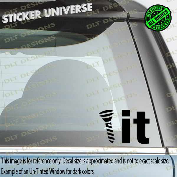 Screw It Funny Die Cut Vinyl Window Decal Sticker Car Truck SUV JDM ...