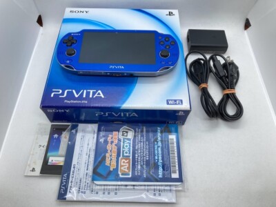 [Near MINT] PSP Vita Wi-Fi OLED Console PCH-1000 Sapphire Blue USED ...