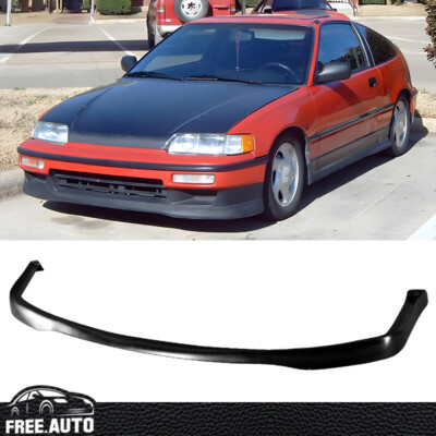 Fits 90-91 Honda CRX Si Front Bumper Lip Spoiler Splitter Unpainted ...