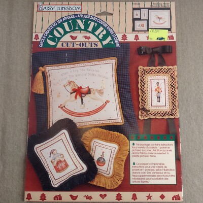 Country Cut-Outs Rocking Horse Fabric Applique No Sew ~ Daisy Kingdom ...