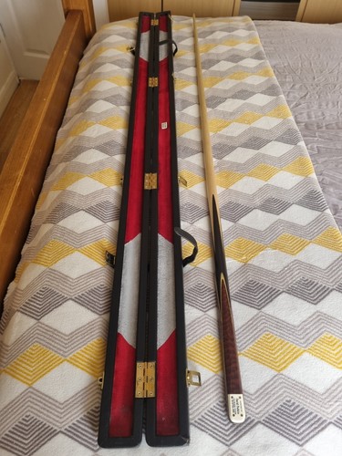 TONY GLOVER MAPLE CUE AND LEATHER CUE CASE | eBay UK