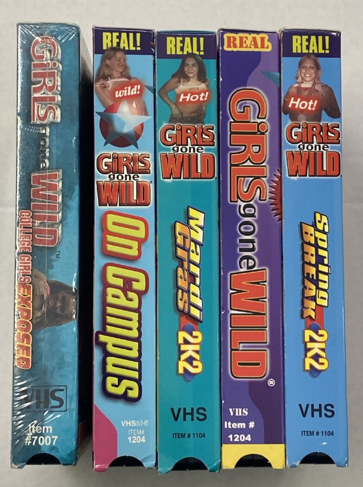 Lot Of 5 Gone Girls Wild VHS Various Titles | eBay