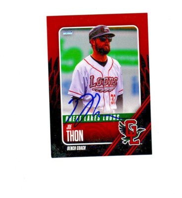Joe Thon 2025 Great Lakes Loons signed autograph baseball card c | eBay