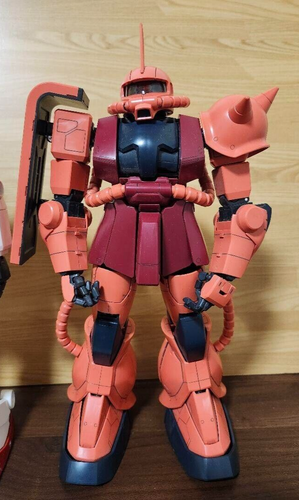 GUNDAM Char's Zaku 1:60 Perfect Grade PG No Weapons BANDAI Model Kit | eBay