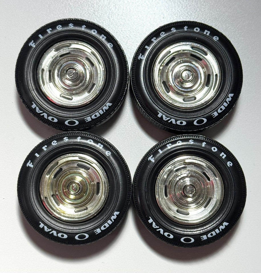 Rally Wheels & Firestone Tires 1/18 Ertl American Muscle Auto World ...