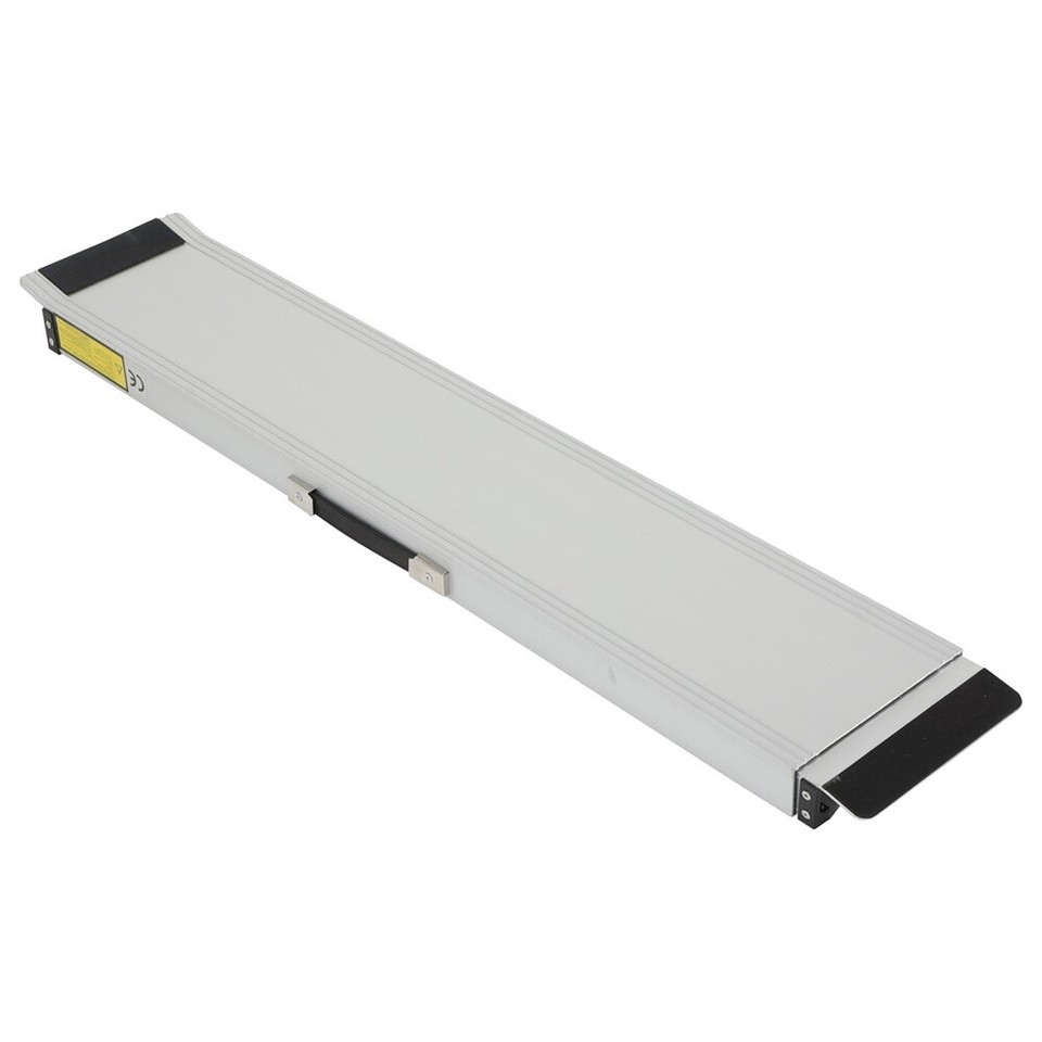 Aluminum Adjustable Non-skid Loading Wheelchair Telescoping Track Ramp ...